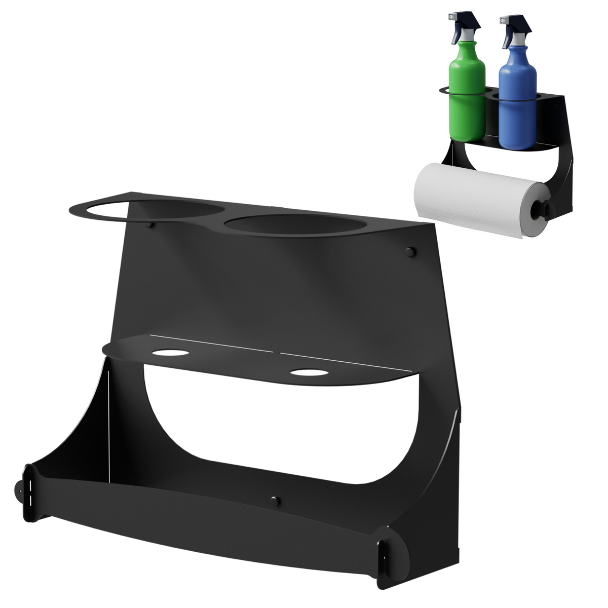 Horizontal Paper Towel & Spray Bottle Holder – Koova