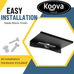 Small Router, Satellite, Wireless Speaker Shelf - Koova Organization